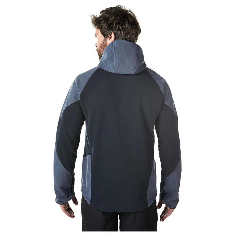 Berghaus Mens Ben Oss Windproof Fleece Jacket (Carbon/Black) | Sportpu
