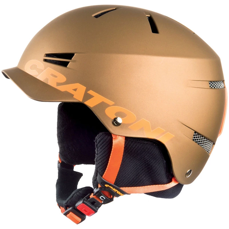 Cratoni Mono Helmet (Choco/Orange Matt) | Sportpursuit.com