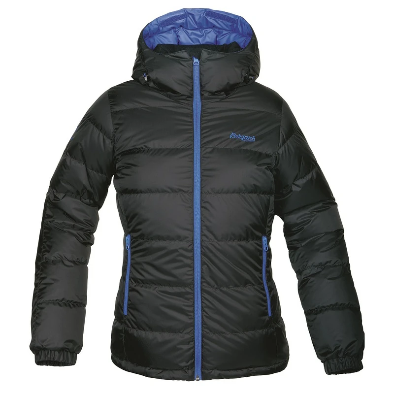 Bergans Womens Gålå Down Jacket (Black/Cobalt/Blue) | Sportpursuit.com