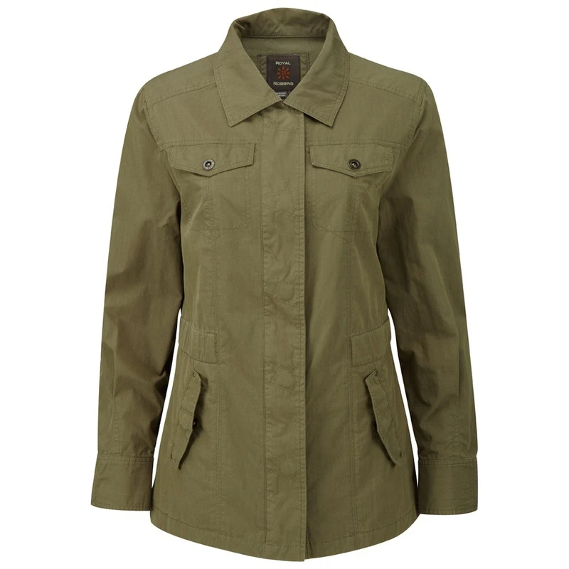 Womens Promenade Jacket (Light Olive)