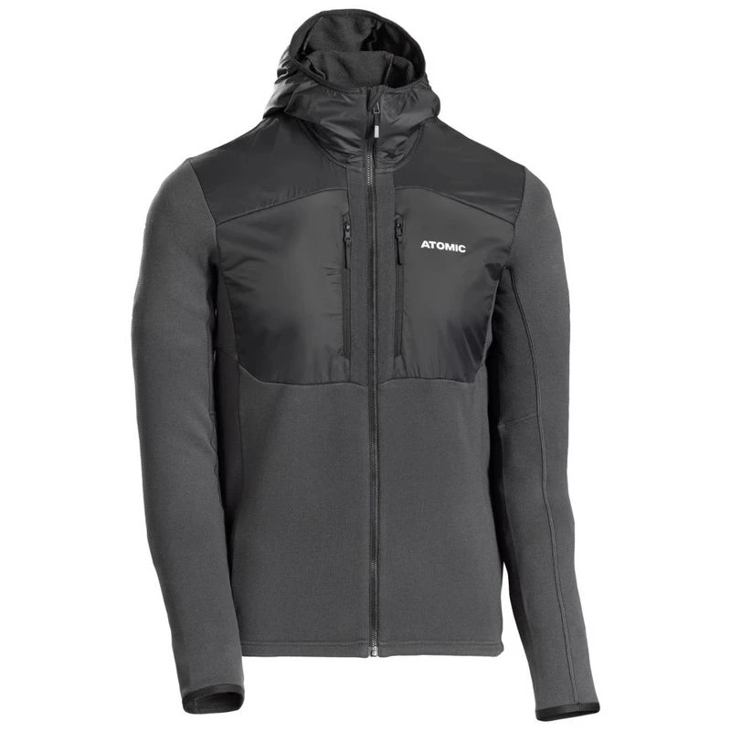 Atomic Redster Tech Fleece Jacket (Anthracite/Red) | Sportpursuit.com