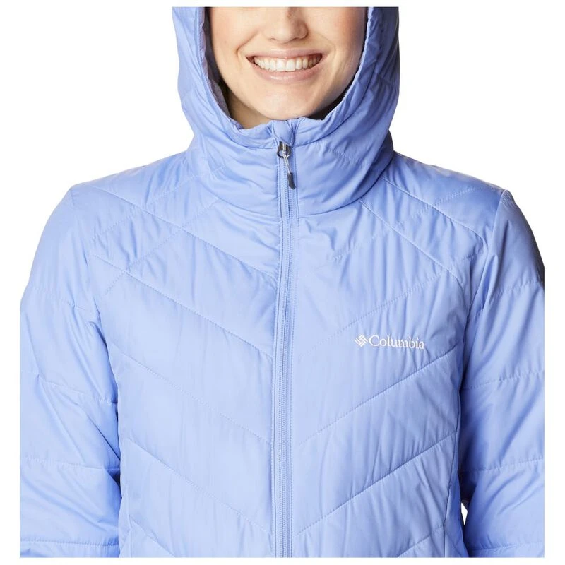 Columbia Womens Heavenly Long Hooded Jacket (Serenity) | Sportpursuit.