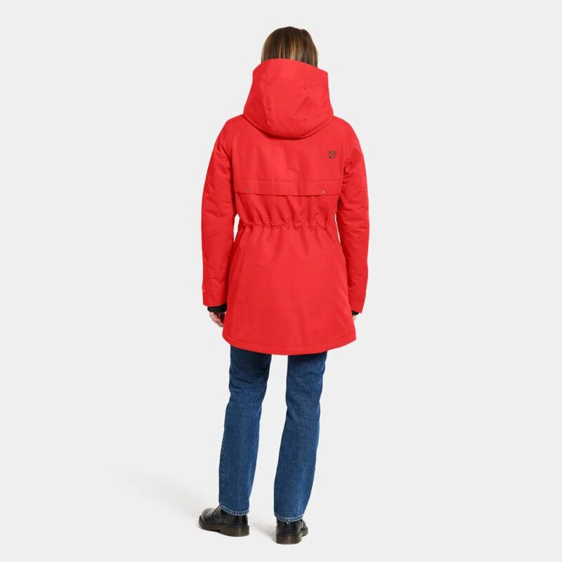 Didriksons Womens Frida Waterproof Parka (Pomme Red) | Sportpursuit.co