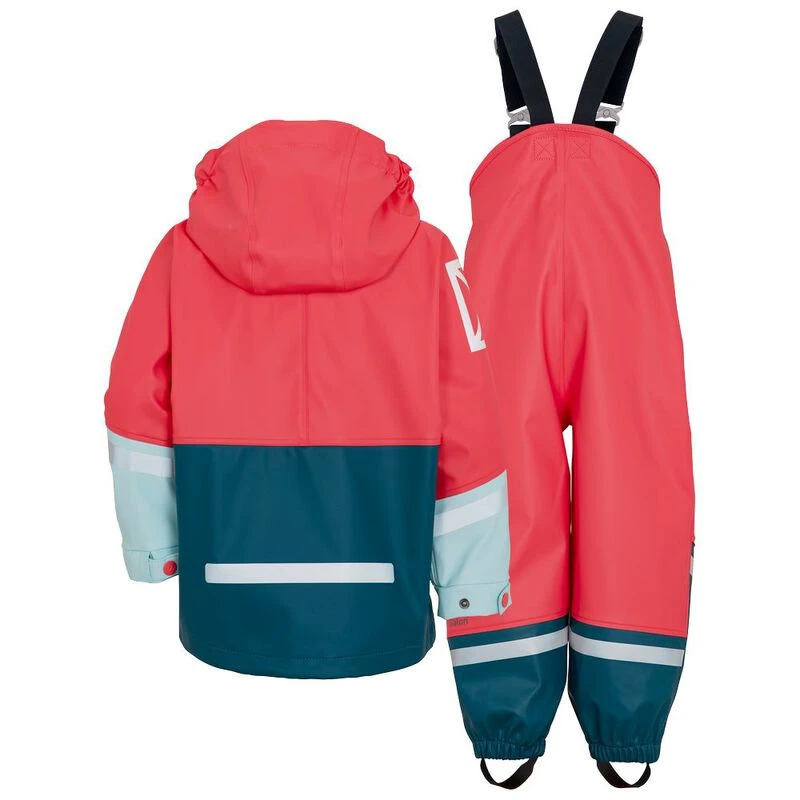 Didriksons Kids Waterman Waterproof Set (Modern Pink) | Sportpursuit.c