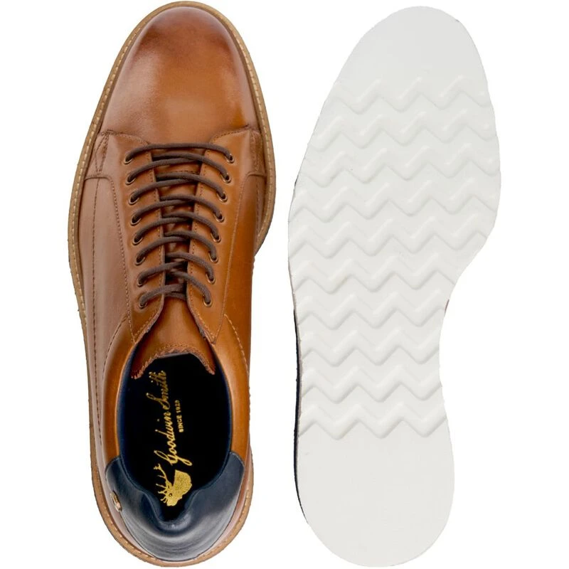 Goodwin Smith Mens Dante Wedge Derby Shoes (Tan) | Sportpursuit.com