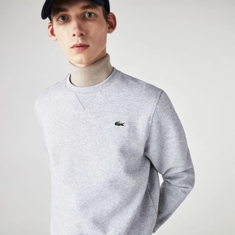 Lacoste Mens Knit Pullover (Grey) | Sportpursuit.com