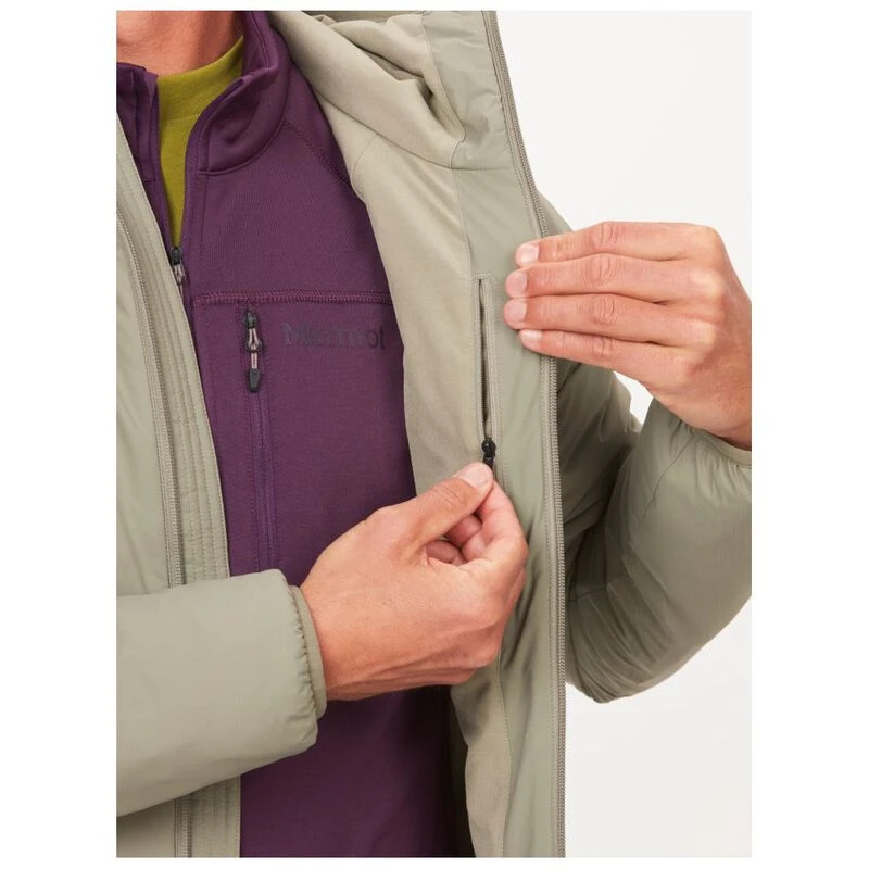 Marmot Mens Novus Hooded Jacket (Vetiver) | Sportpursuit.com