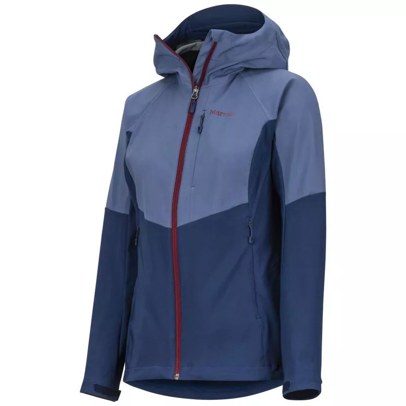 Marmot Womens ROM Softshell Jacket (Arctic Navy/Storm) | Sportpursuit.