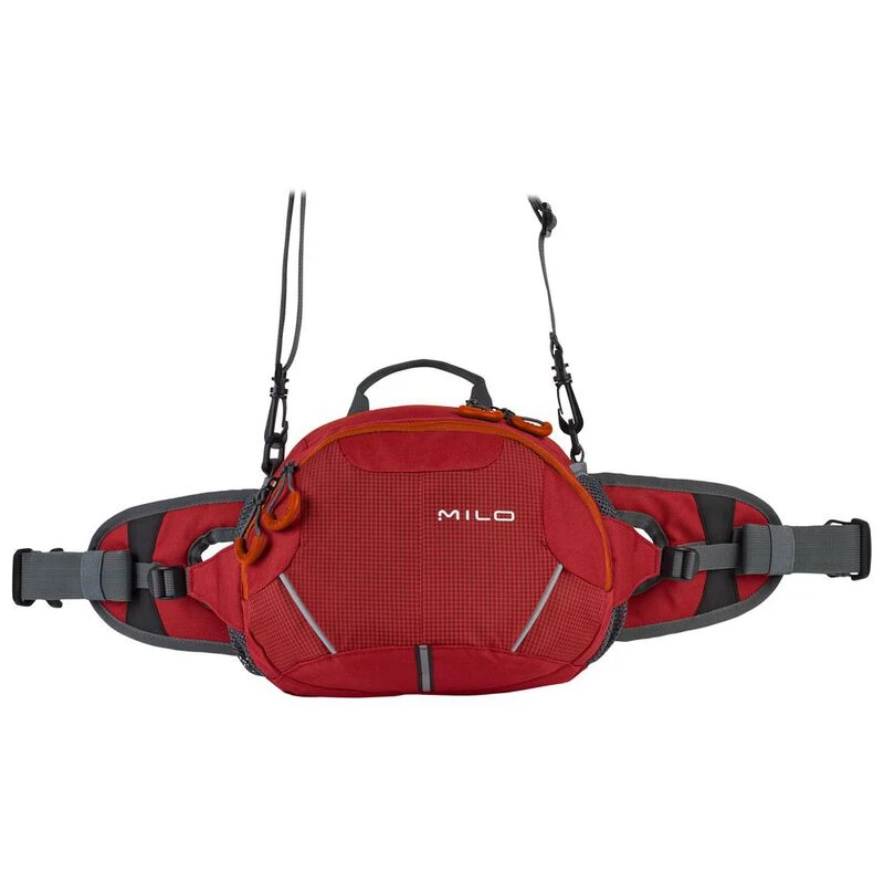 Milo Ossom Waist Bag (Dark Red/Brick) | Sportpursuit.com