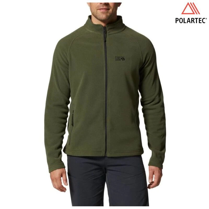 Mountain Hardwear Mens Polartec Microfleece Full Zip Jacket (Surplus G