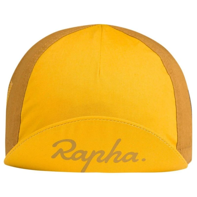 Rapha Tricolour Cap (Old Gold) | Sportpursuit.com
