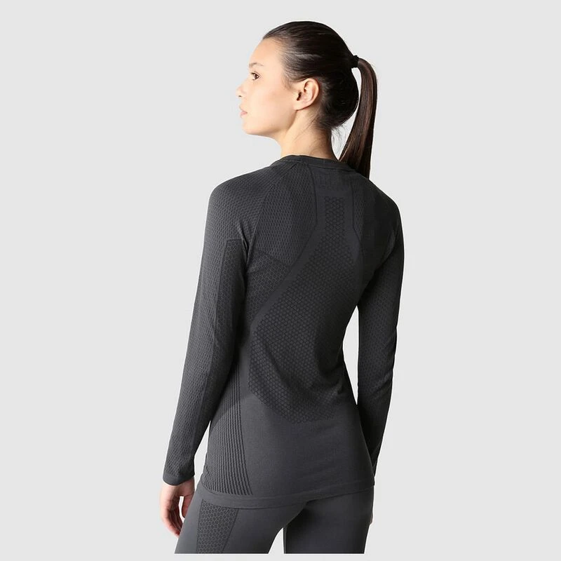 The North Face Womens Active Pullover (Asphalt Grey/TNF Black) | Sport