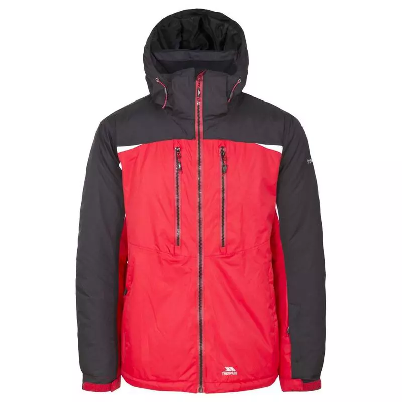 Trespass Mens Flashing Ski Jacket (Red) | Sportpursuit.com