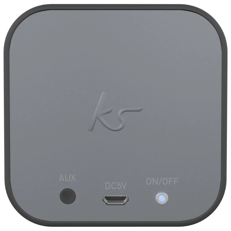 KitSound Boom Cube Portable Wireless Speaker (Grey) | Sportpursuit.com