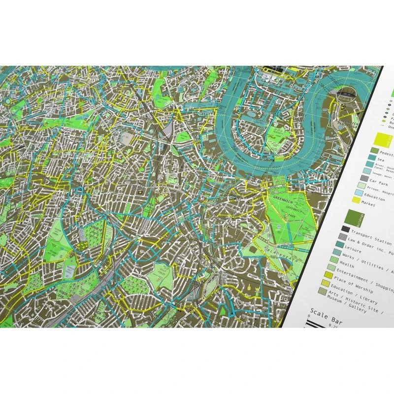 The Future Mapping Company Magnetic London v.1 (1300 x 1000mm) | Sport