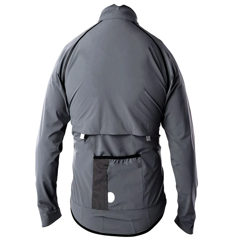 Rivelo Mens Langcliffe High Performance Rain Jacket (Charcoal) | Sport