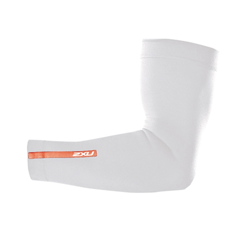 2XU Compression Arm Sleeve (White/White) | Sportpursuit.com